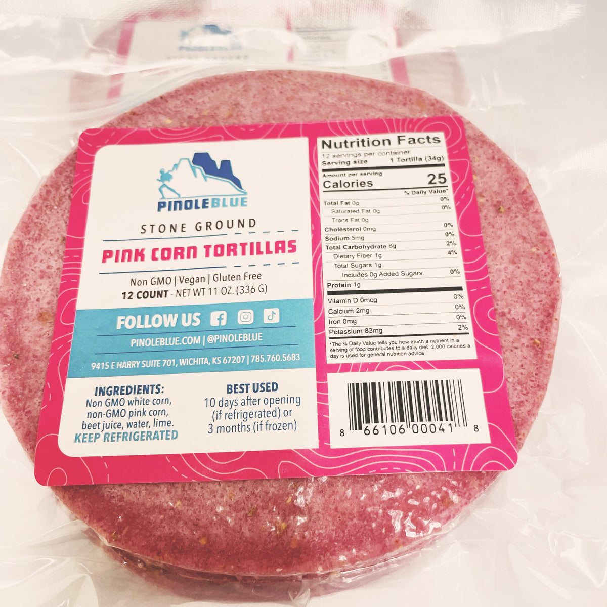 Pink Corn Tortillas 48 Count Bundle